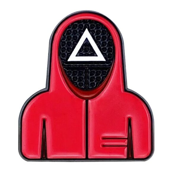 Jewelry | Red Hooded Guard Triangle Symbol Enamel Pin Tvinspired ...